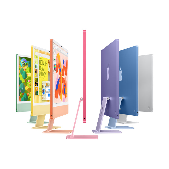 iMac com ecrã Retina 4,5K de 24 polegadas: Processador M4 da Apple com ...